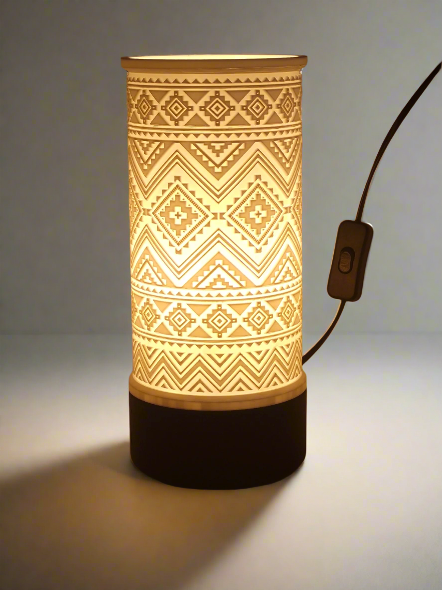 Boho Radiance Table Lamp – Print3D